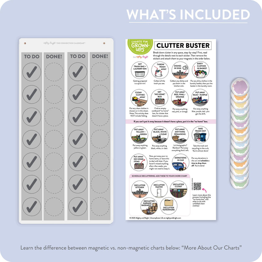 "Clutter Buster" for Managing Clutter Step by Step – Mighty + Bright