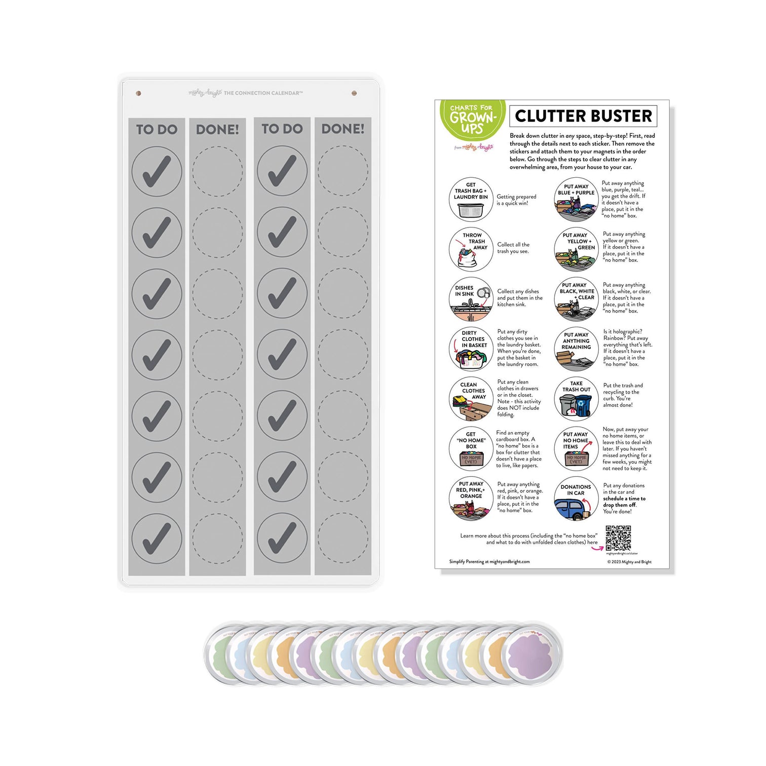 "Clutter Buster" for Managing Clutter Step by Step – Mighty + Bright