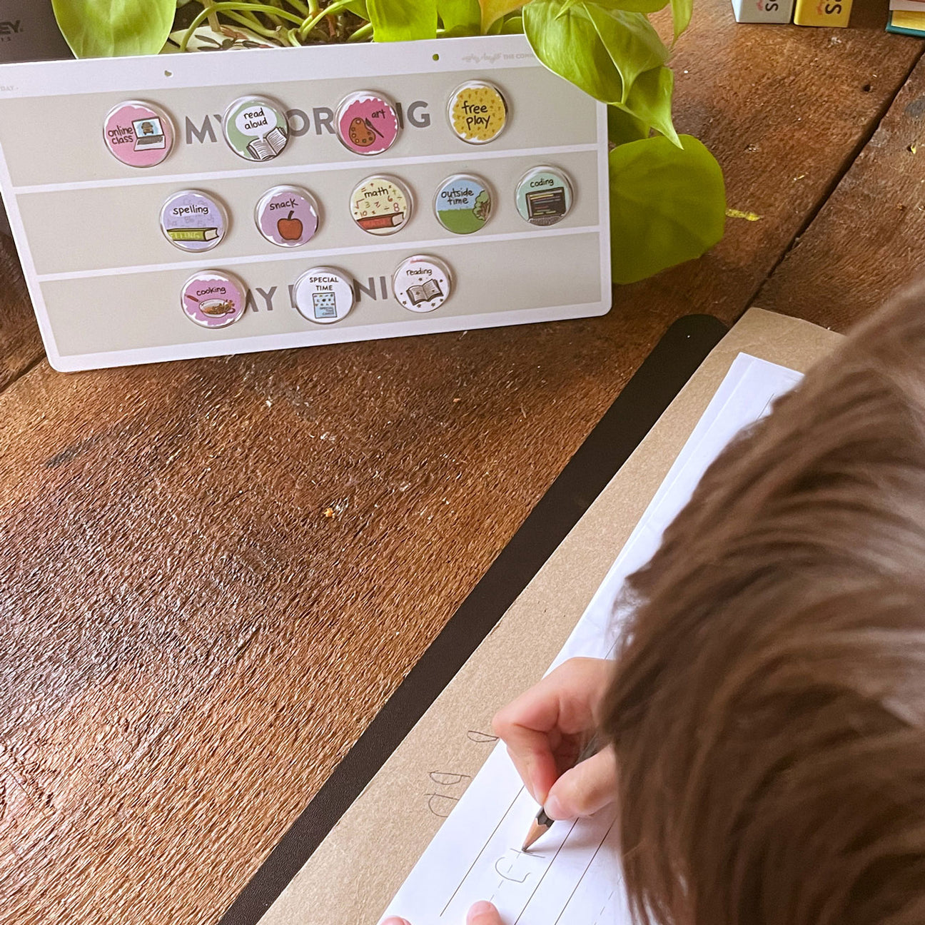Visual Schedule for Homeschool – Mighty + Bright