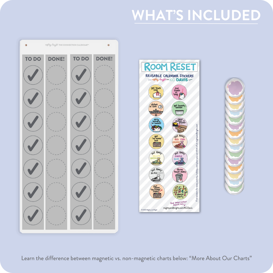 Kids Room Reset Chart for a Tidy Room (with KC Davis) – Mighty + Bright