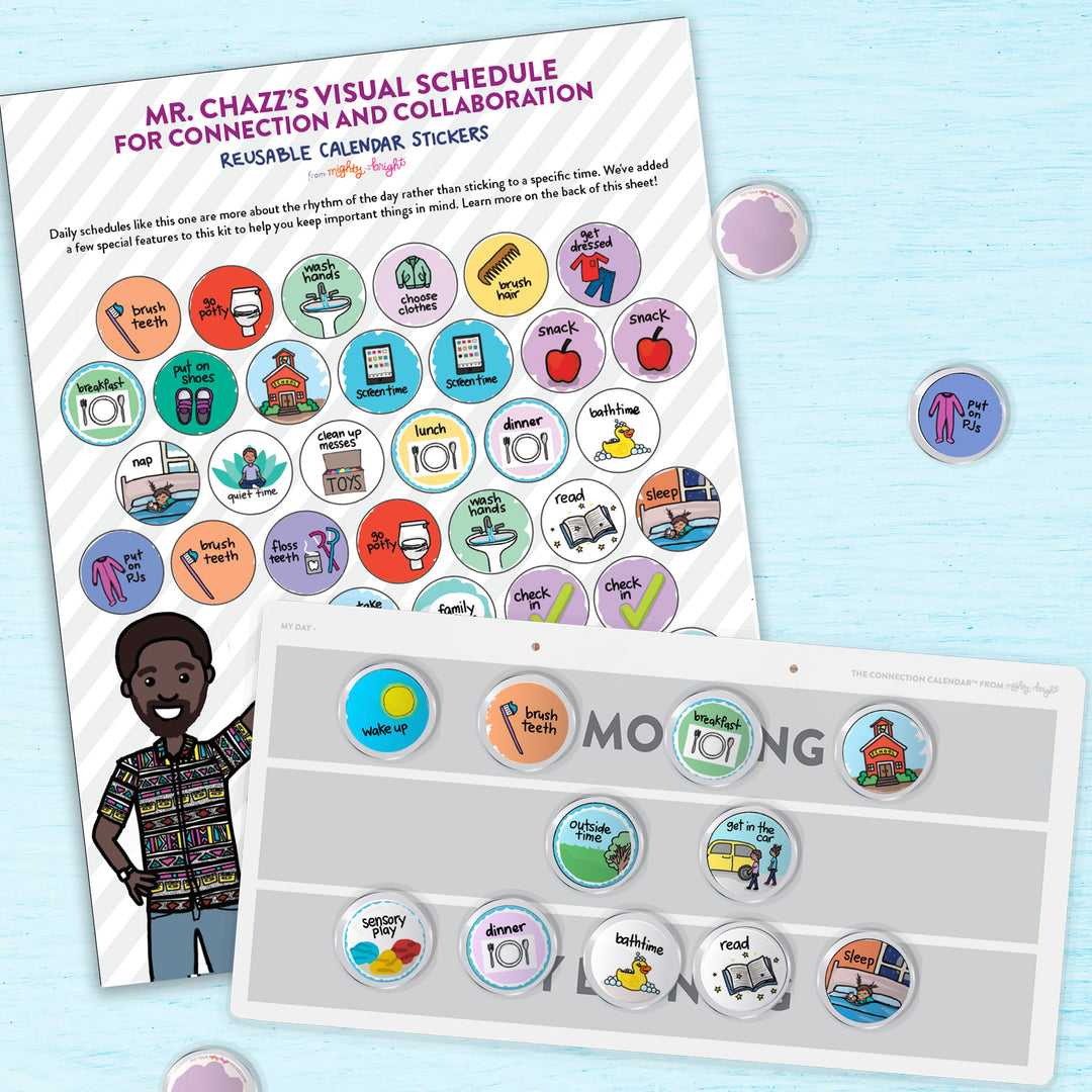 Visual Schedule from Mr. Chazz x Mighty + Bright
