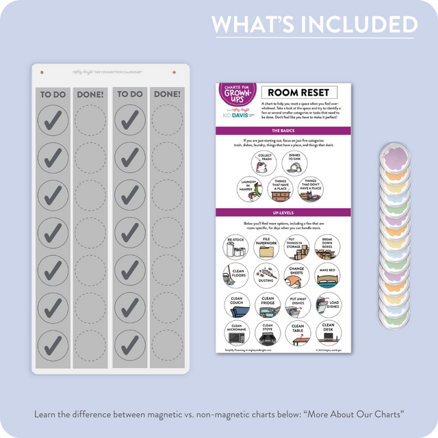 Adult Room Reset Chart with KC Davis – Mighty + Bright
