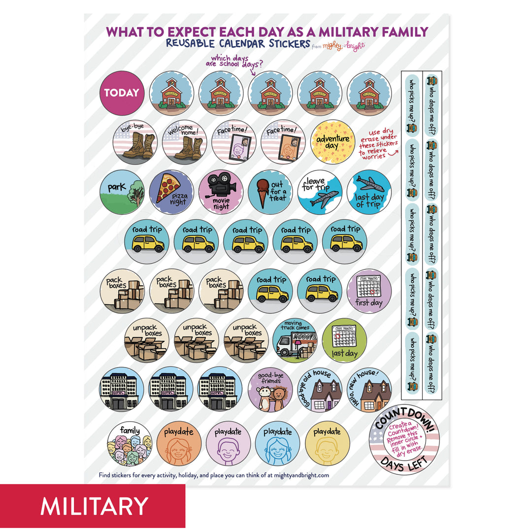 Magnetic Weekly Calendar to Help Kids Understand their Lives, Divorce ...